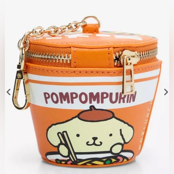 Bags | Sanrio Pompompurin Instant Ramen Cup Figural Coin Purse | Poshmark